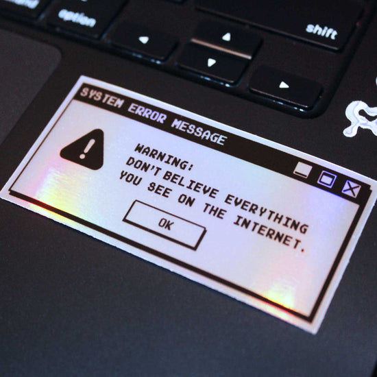 Y2K Computer Aesthetic Sticker | Prismatash