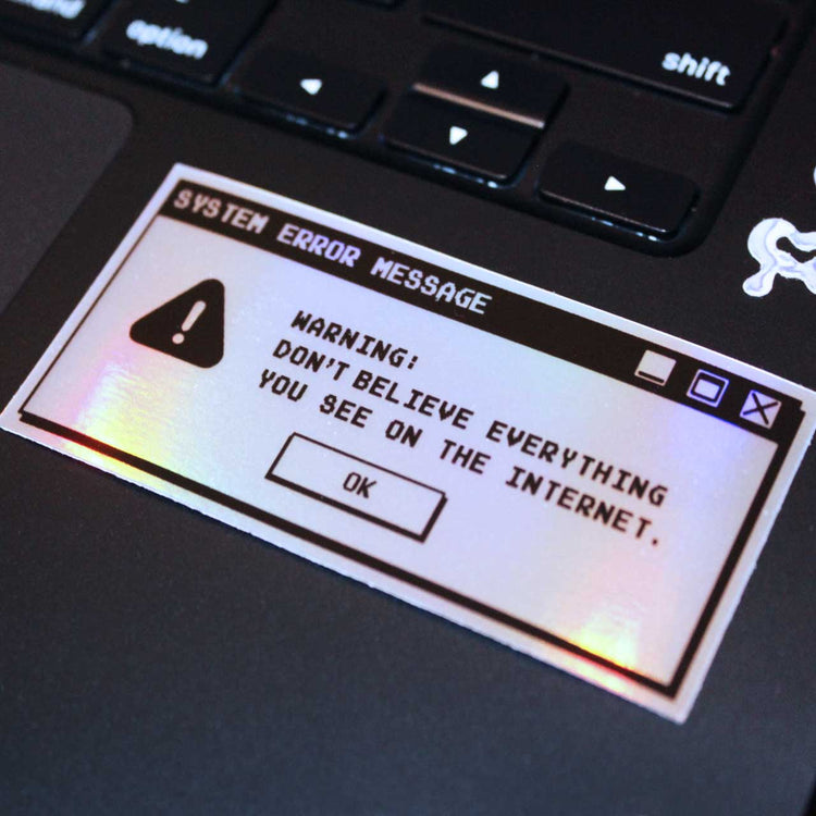 Y2K Computer Aesthetic Sticker | Prismatash