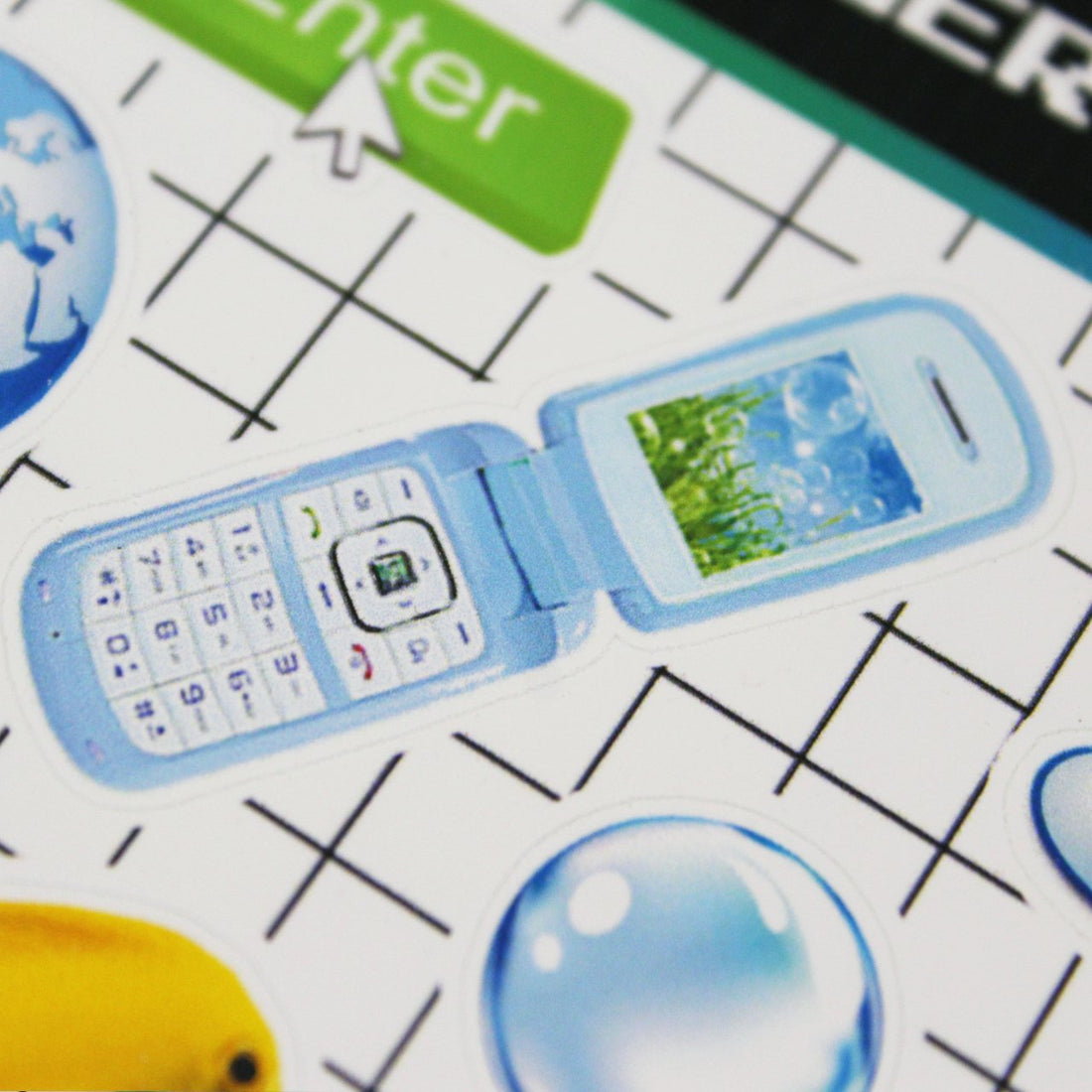 Frutiger Aero Aesthetic Sticker Sheet | Prismatash